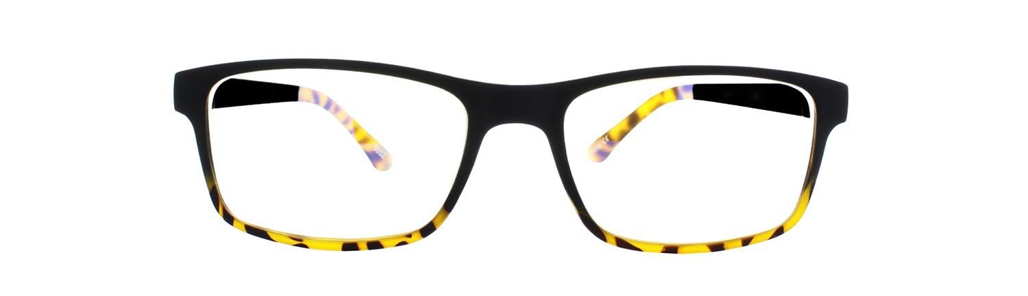 Select-A-Vision unisex adult Optitek Tri Focus 2201 Black Demi Reading Glasses, Black Demi, 32 mm US