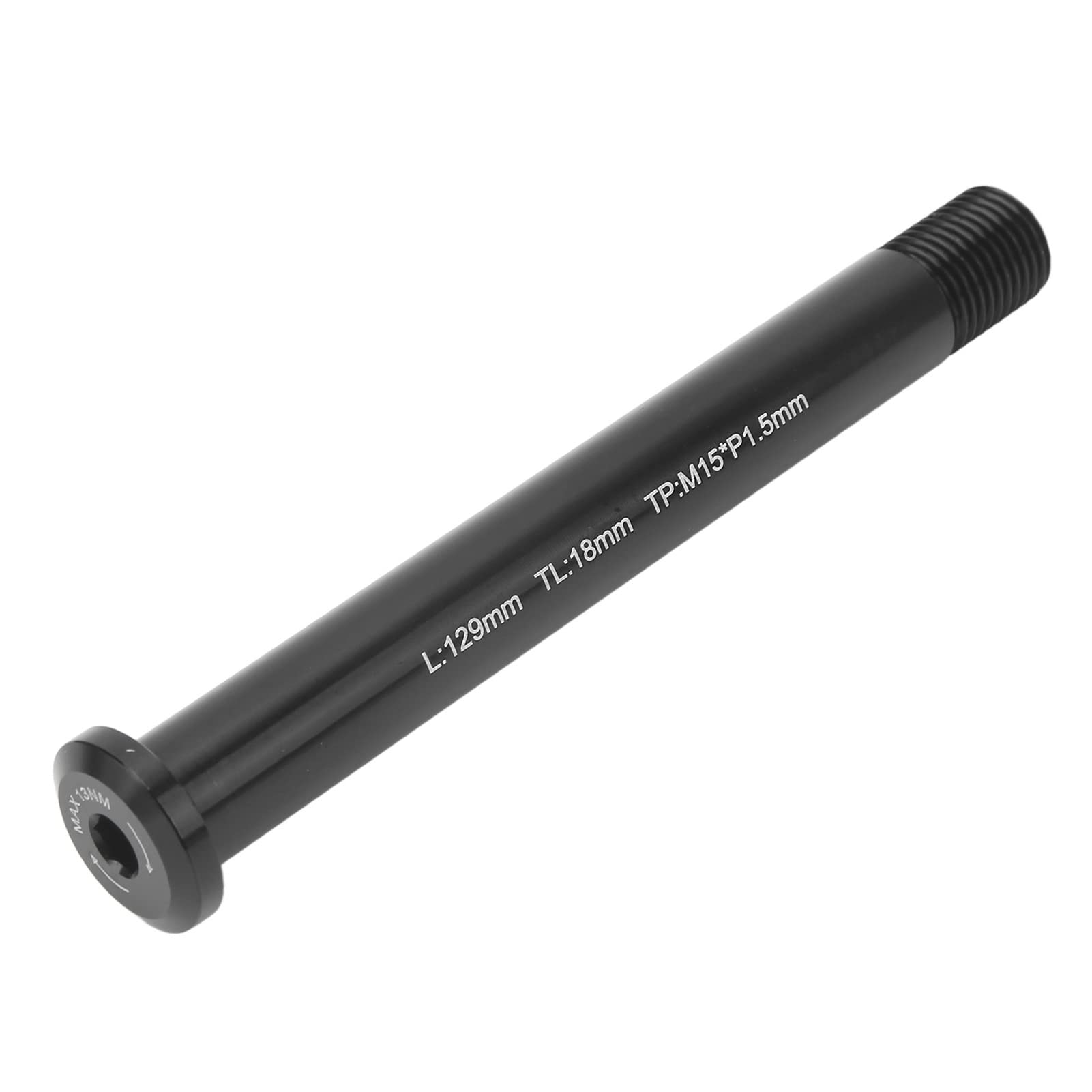 VBESTLIFE Front Hub Thru Axle Adapter, Front Thur Axle Lever Front Fork Barrel Shaft Lock Rod for Mountain Bike 15x100mm Opening