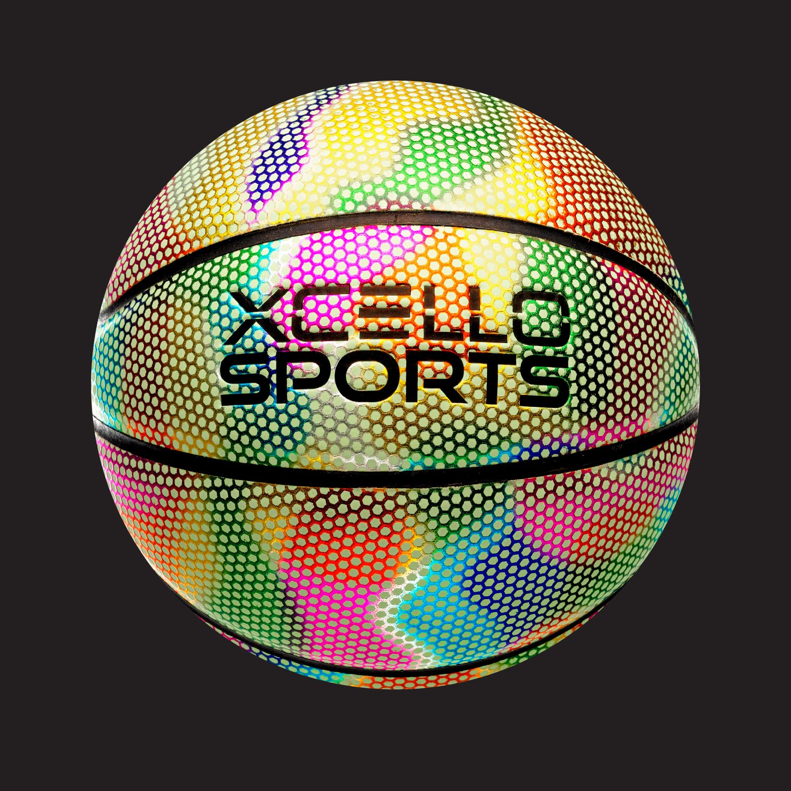 Xcello Sports Basketball Official Size Holographic with Pump