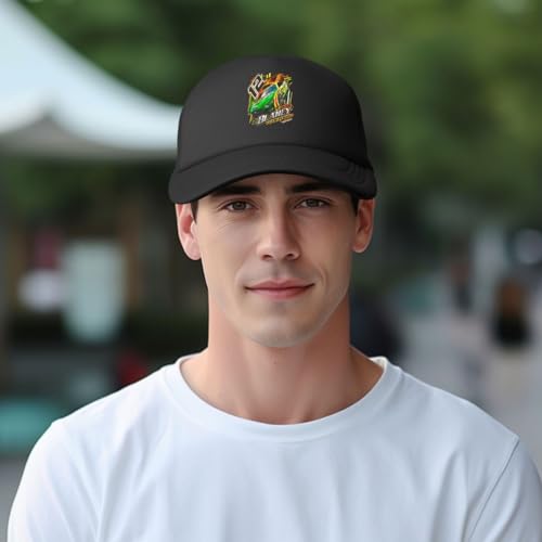 Ryan Blaney 12 Men's Adjustable Mesh Back Cap Curved Bill Snapback Mesh Baseball Cap Breathable Sun Hat