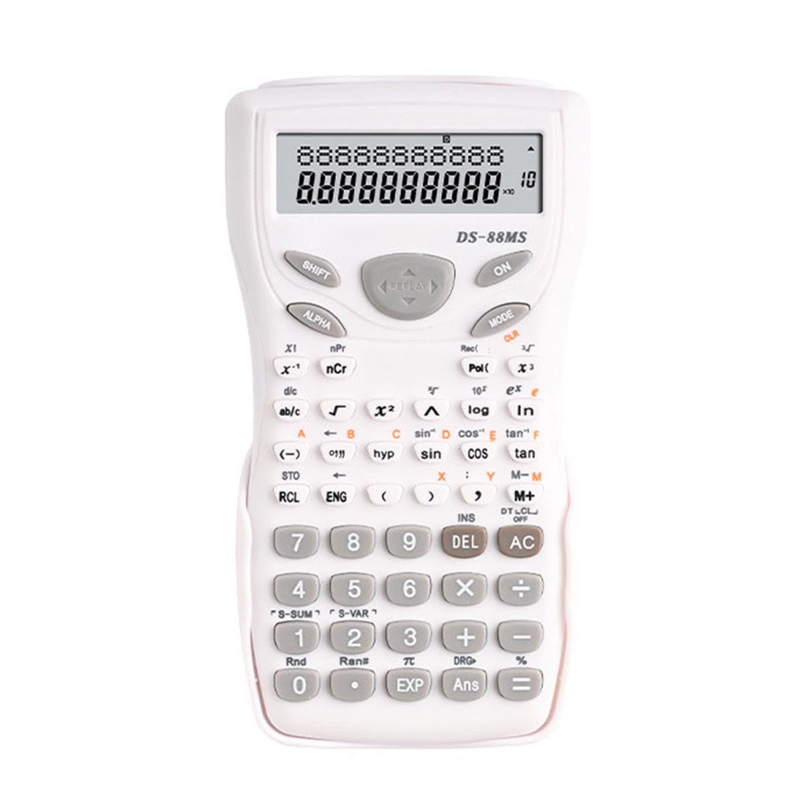 Students Function Calculator Essential Scientific Digital Calculators with 240 Functions 12 Digits Widescreen Display Portable Calculator Battery Powered Calculator Hard Protective Case School