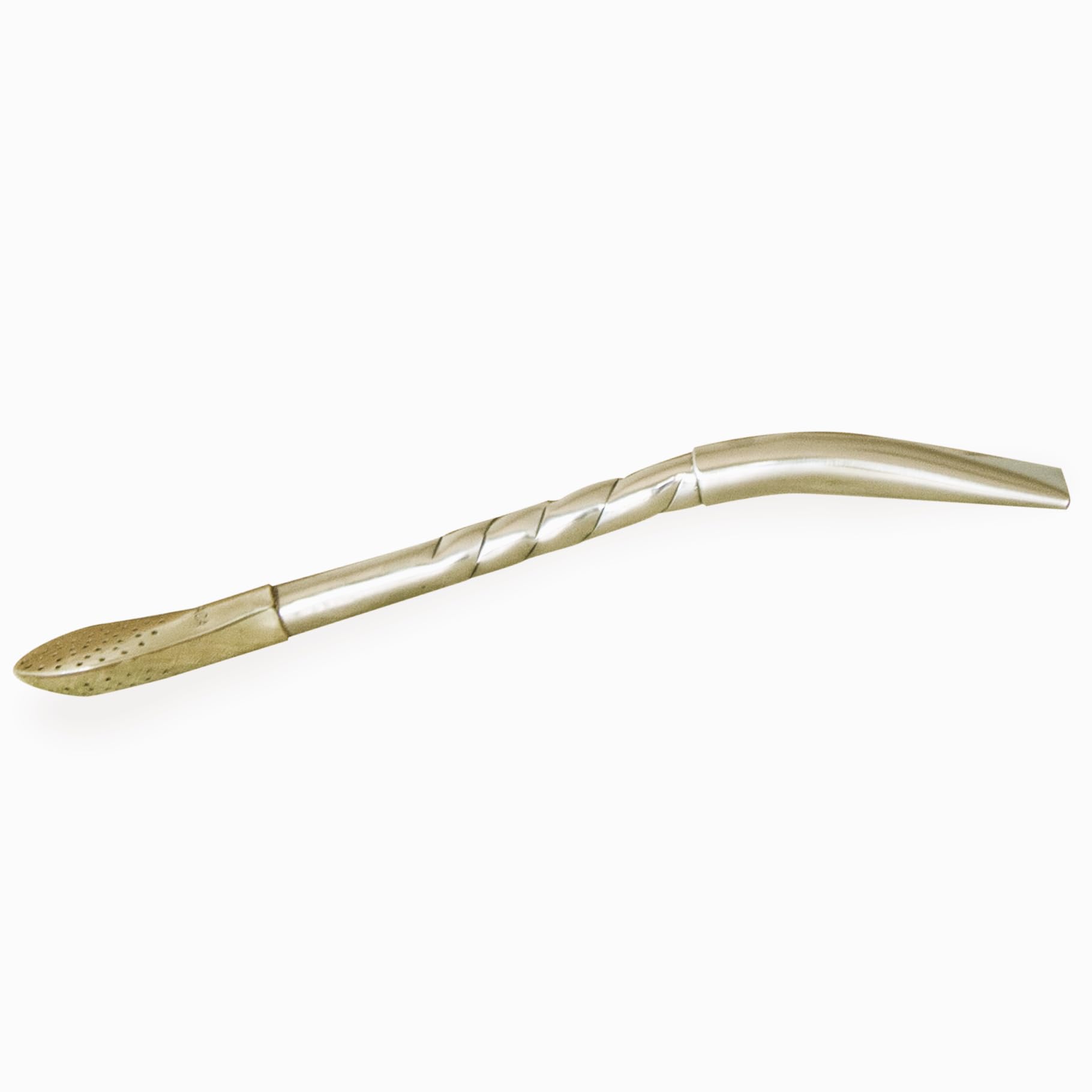 TheBmate Premium Bombilla Mate (Mate Straw) β Yerba Mate Bombillon Straw - Crafted German Silver (Alpaca) Bombilla Straw - Handmade in Uruguay β Cleaning Brush included