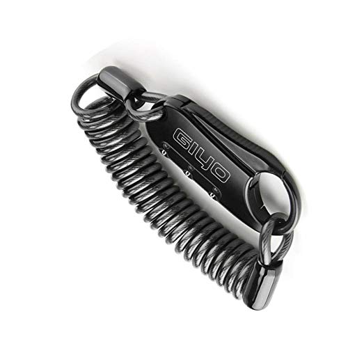 ZMYDZ Bicycle Lock Cycling Fold Helmet Cable Lock Combination Anti-Theft Bicycle Lock for Road Bike Bike Lock