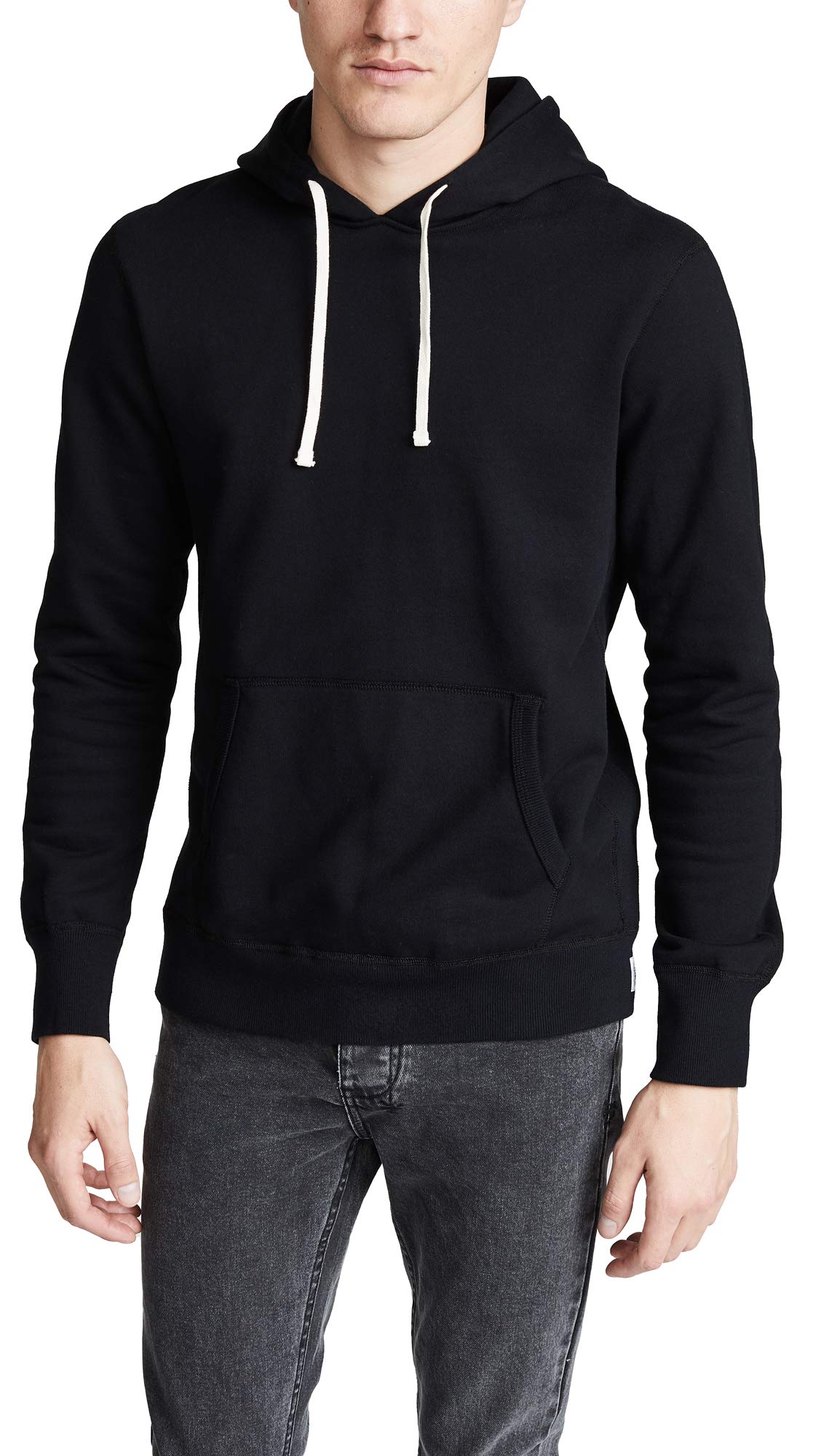 Reigning Champ Men's Midweight Terry Slim Hoodie, Heather Grey, M