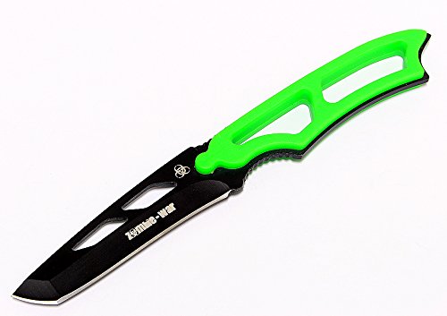 Shelter 1793-BK Full Stainless Steel Whistle Sheath Hunting Knife, Tang/Black, 6.5"