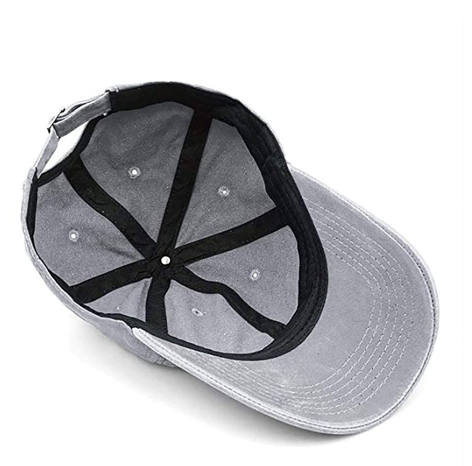 UTWJLTL Black Baseball Cap Dad Hat Adjustable Fitted Hats Fashionable Funny Soft Denim Strapback Caps for Women Men