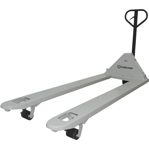 Strongway Pallet Jack with Extra-Long Fork - 4400-Lb. Capacity