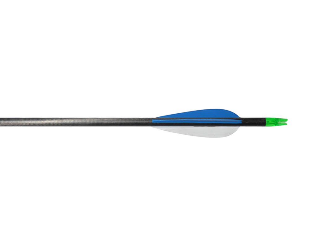 TOPARCHERY 6pcs 32 inch Carbon Arrows for Compound Bow and Recurve Bow, 400 Spine Arrows with Screwed Field Points