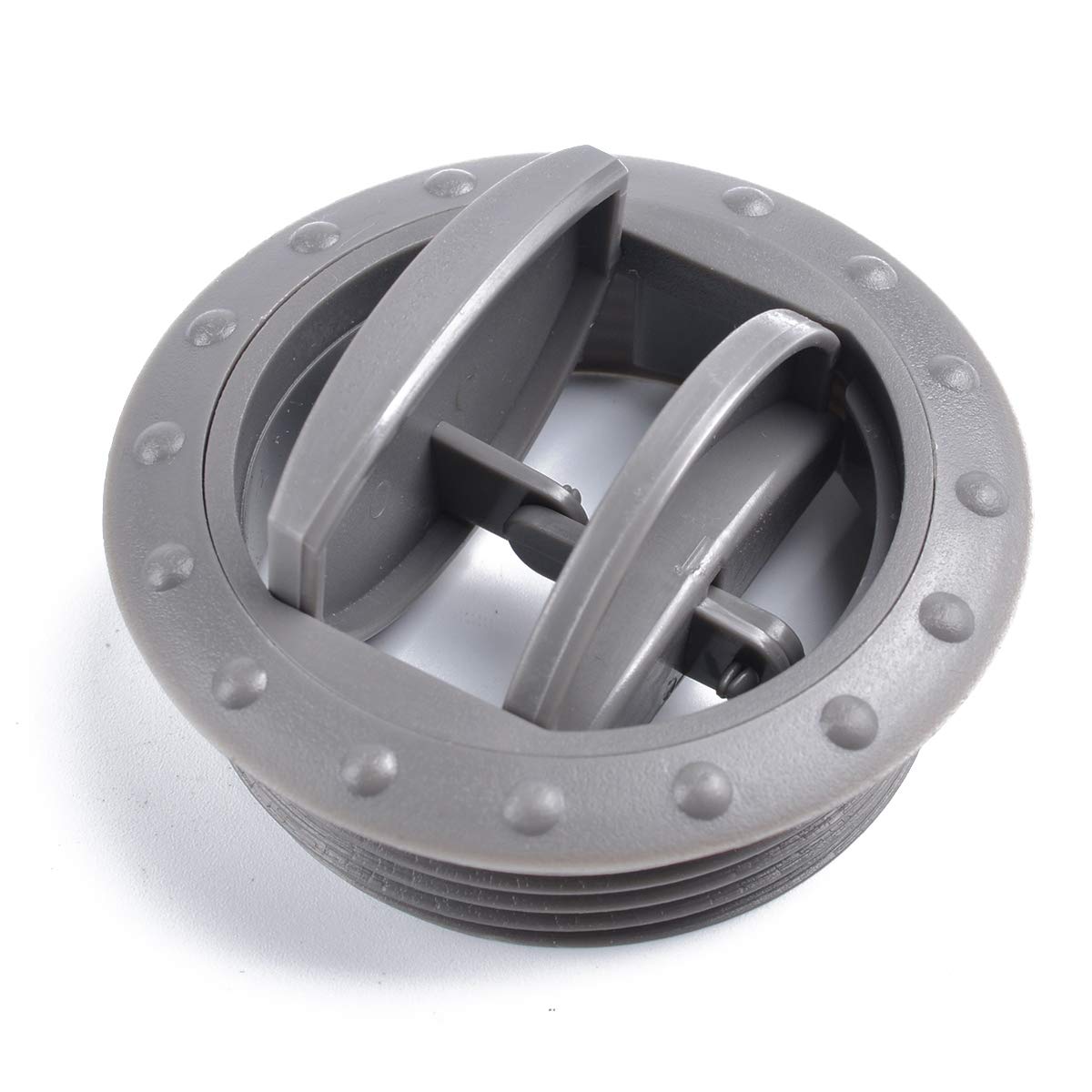 Universal 60mm/2.3inch Air Conditioning Deflector Outlet Roof Rotating Round Air Vent Ventilation Outle for Car Boat RV ATV A/C