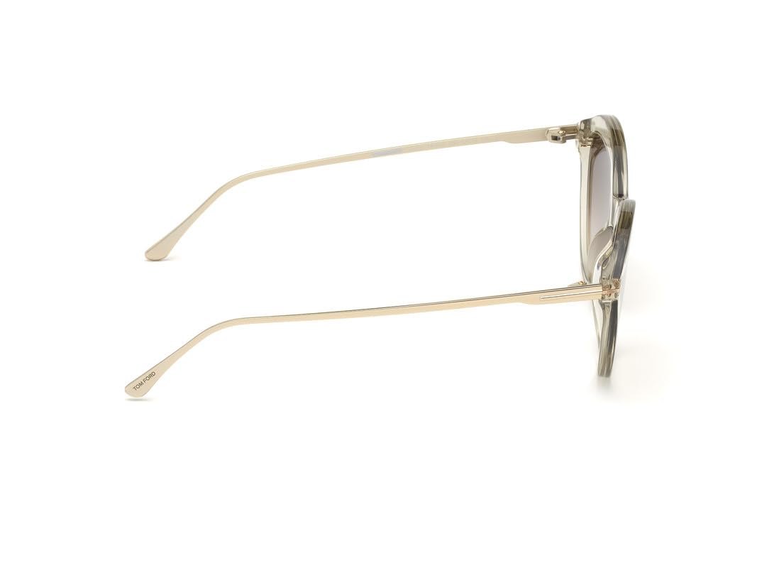 Tom Ford FT0663 20G Grey Chloe Cats Eyes Sunglasses Lens Category 2 Lens Mirror