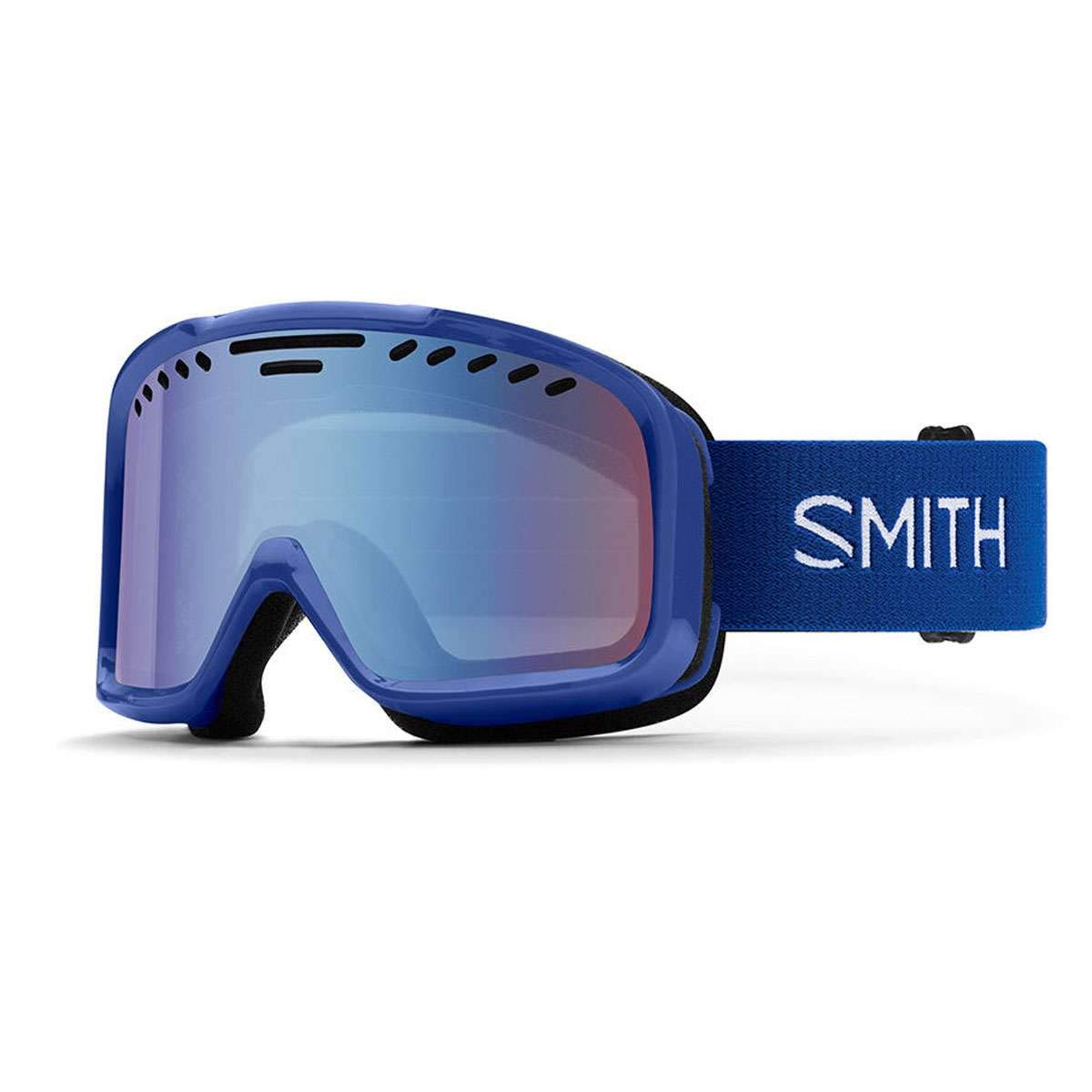 SMITH Optics Project Adult Snow Goggles (KLEIN BLUE, Green Sol-X Mirror)