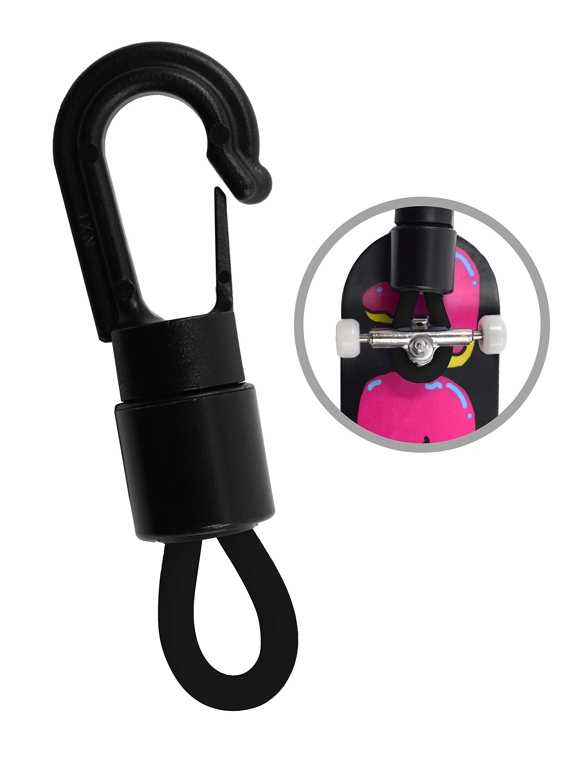 Teak Tuning Complete Carrier, Black Ink Colorway - Fingerboard Hook Key Chain - Silicone - Made in The USA
