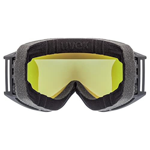 uvex g.gl 3000 CV, lunettes de ski Adulte unisexe, black mat/blue-green, one size