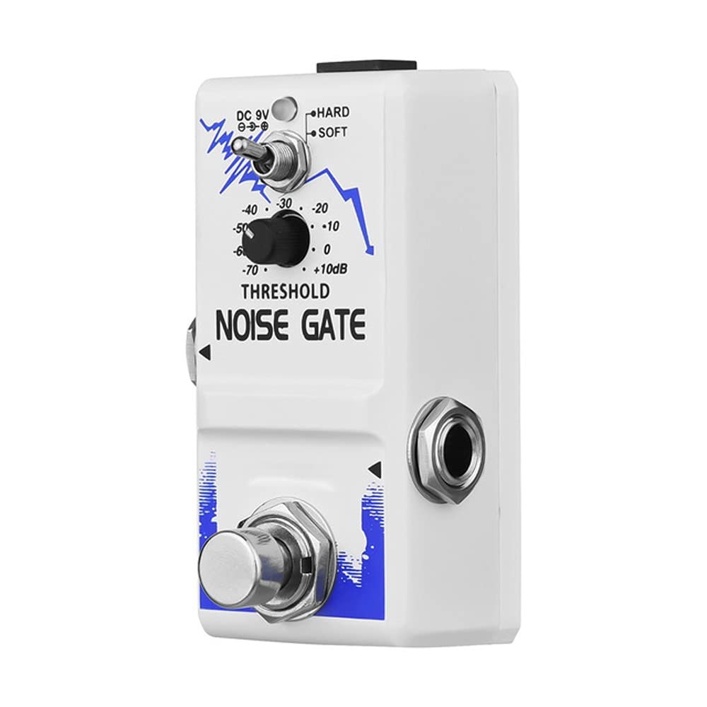 ZYZMH Guitar Pedal Single Noise Gate Guitar Effect Pedal True Bypass Zinc Alloy Shell for Guitar Accessories Parts (Color : Blue)