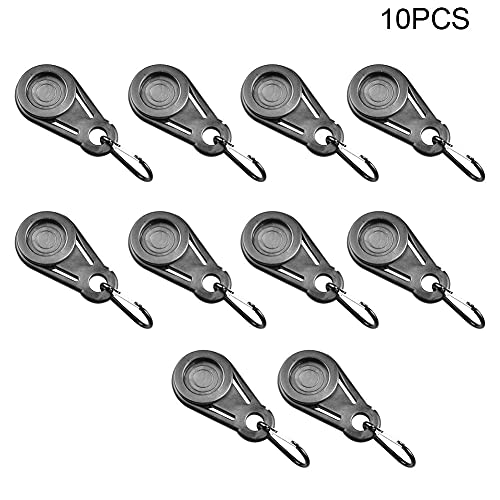 UXZDX CUJUX 10pcs/Set Awning Clamp Heavy Duty Travel Movable Tarp Clip Multifunction Tent Grip Windproof Outdoor Camping Hiking Easy Install