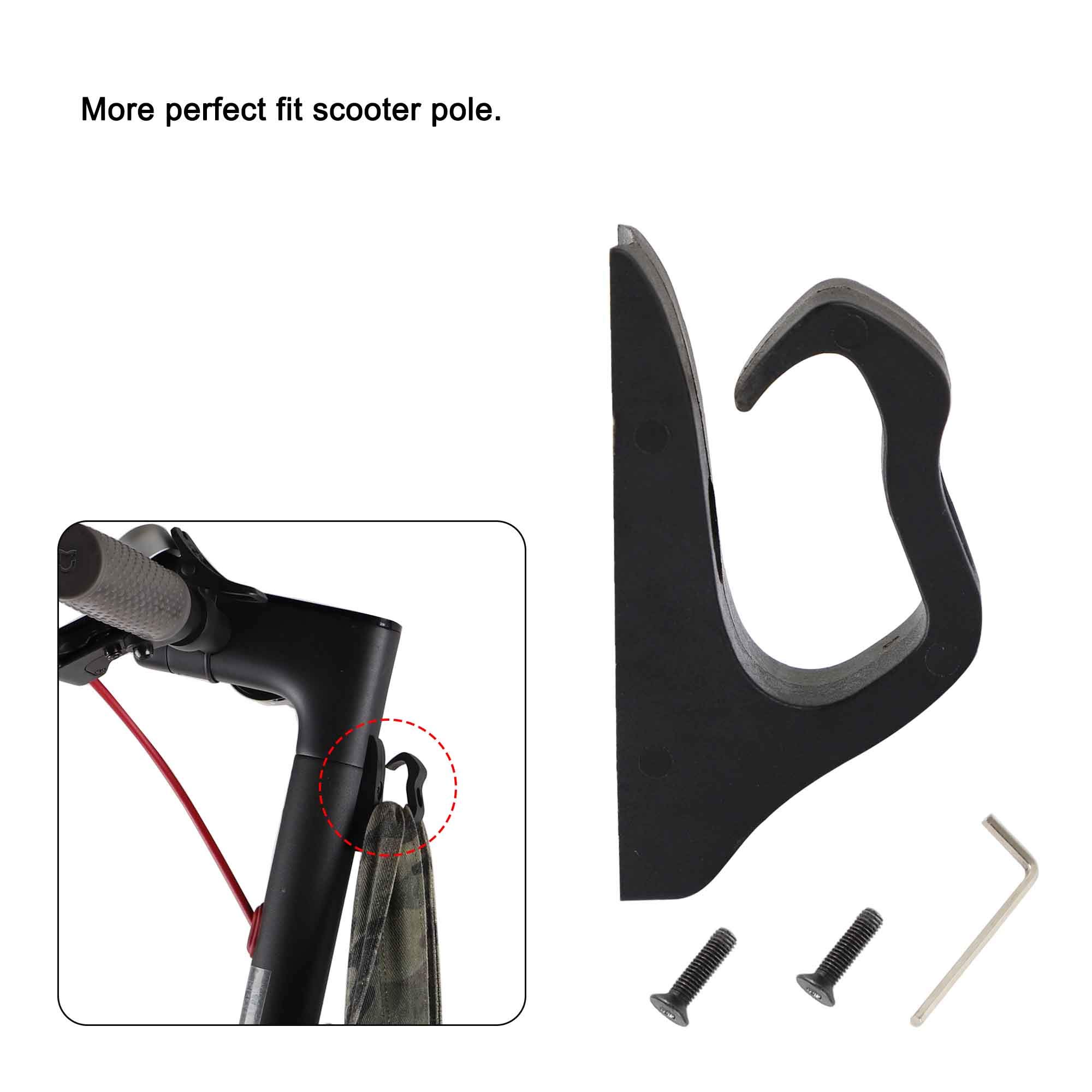 TOMALL Front Hook for Hanger Hook Mounting Kit Multifunctional Hook Accessories for Xiaomi Mijia M365 Electric Scooter