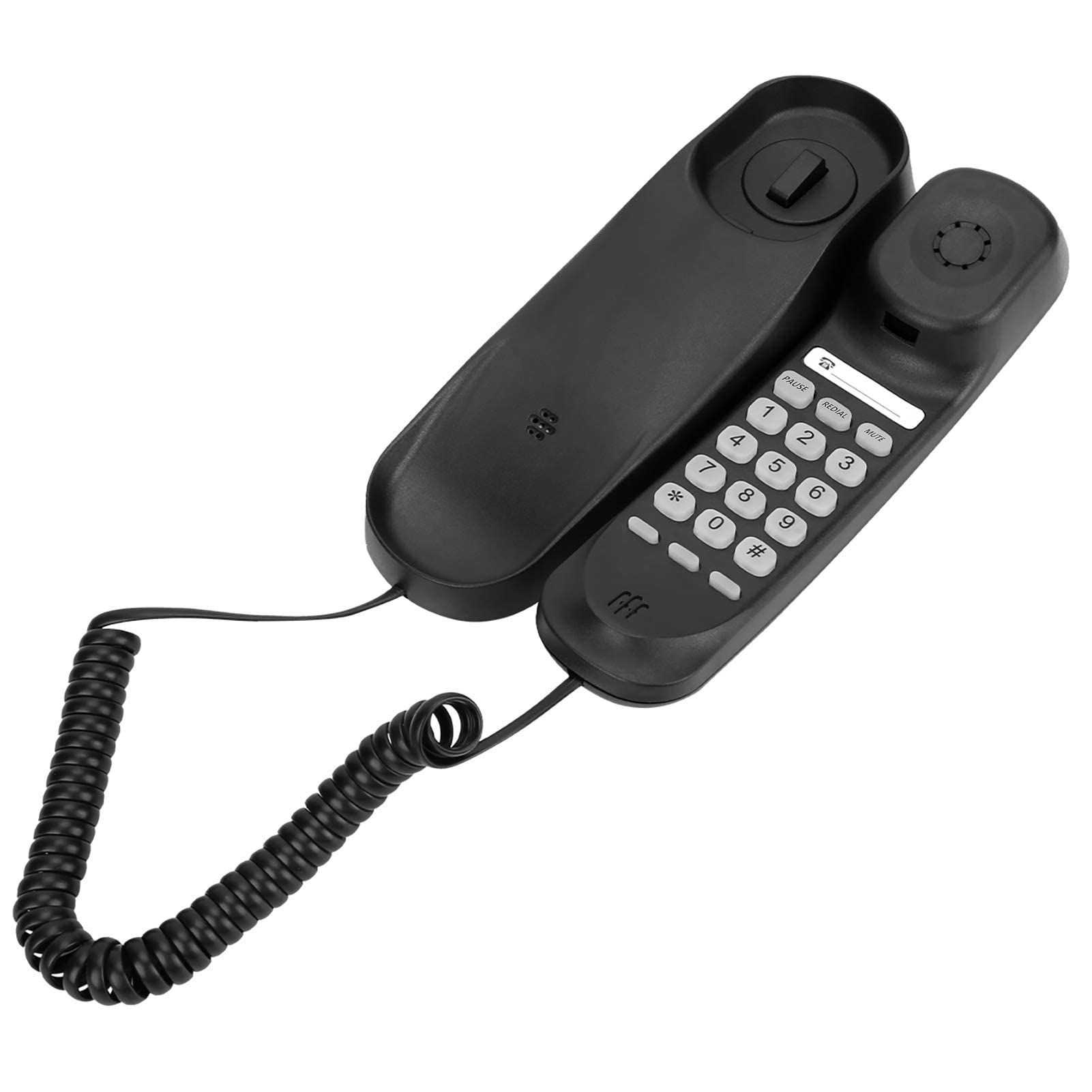 Uvital Hotel Telephone, Fashion & Simplicity, Clear Call, No Need Battery, One Key Redial, Flash, Pause, Hold, Reset, Easy to Operate, Space Saving, Load Ring Tone, Desktop Phone