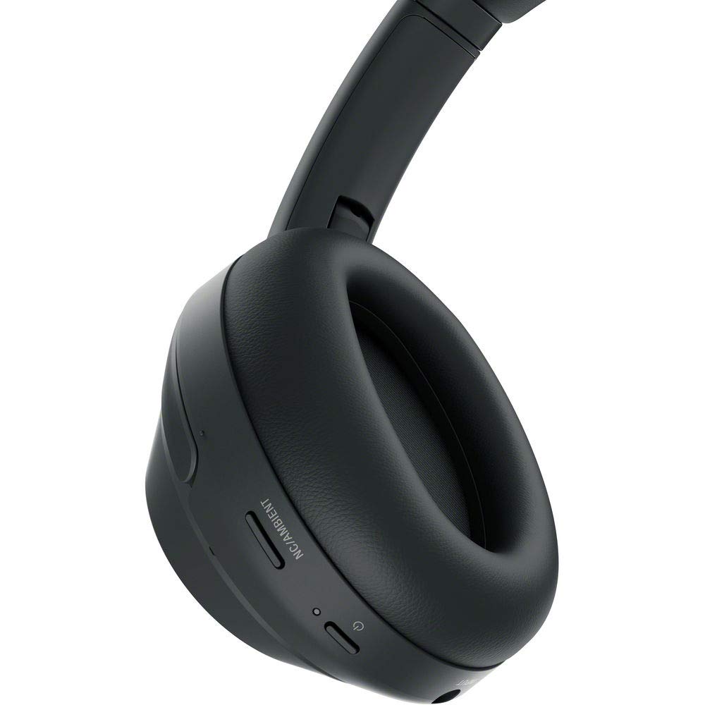 Sony WH-1000XM3 Wireless Noise-Canceling Over-Ear Headphones (Black) with Carry Case and in-Flight Adapter