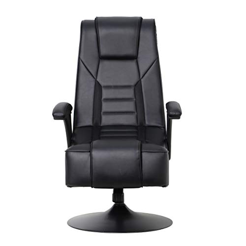 X Rocker PC Office Computer Gaming Chair Mammoth 2.1 BT Pedestal, 32.28" x 25.98" x 41.34", Black