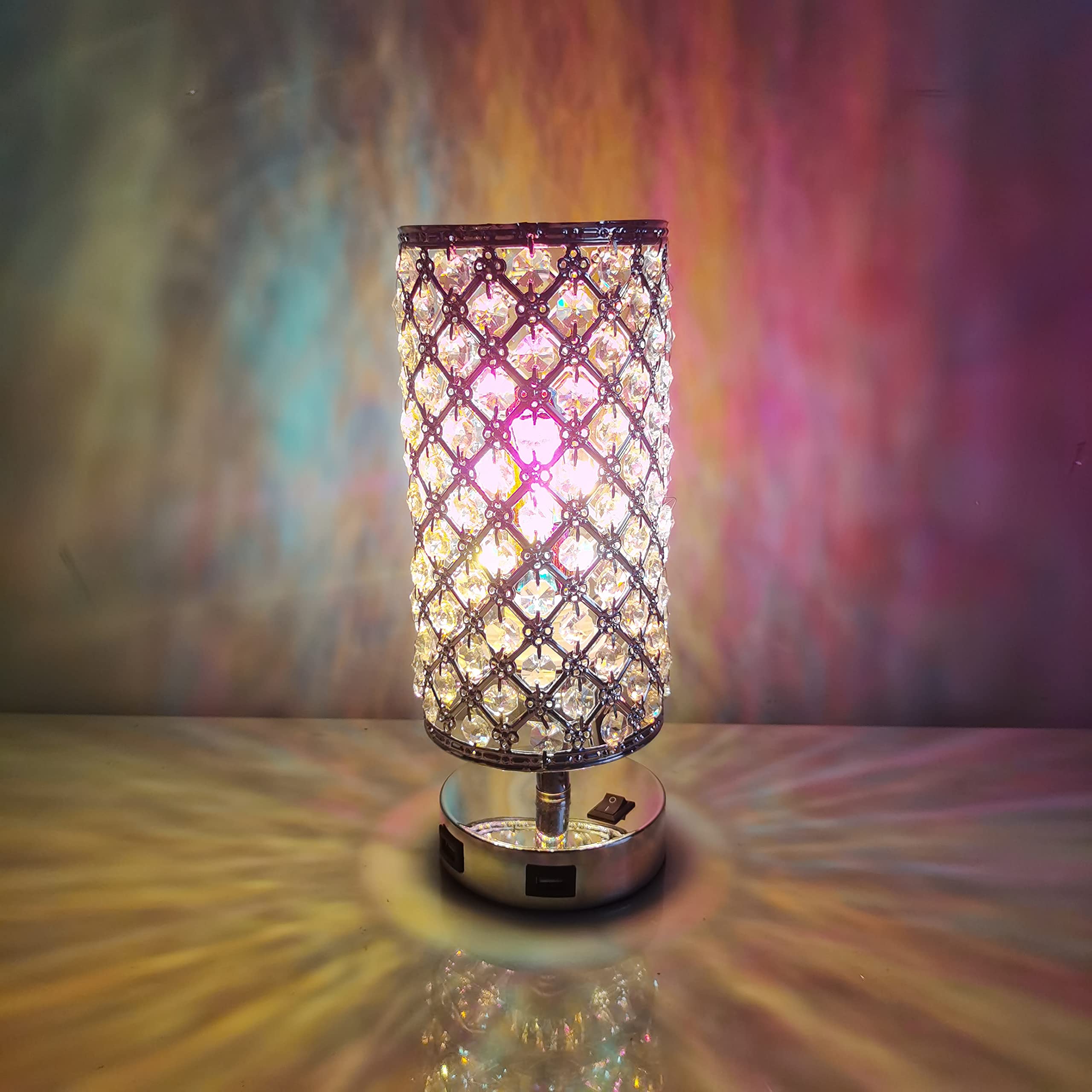 Tiffany CtrlCV Stained Glass Light Bulbs, Decorative T10(T30) Tubular Unique Edison 4W E26 Base Party Light Bulbs for Home, Room, Wall Sconces, Chandelier, Table Lamp, Floor Lamp, 3 Pack.