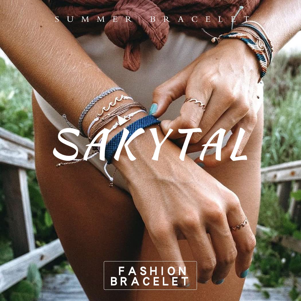 Sakytal Boho Gold Bangle Bracelet Set Indian Multi Layered Bangles Bracelets Stackable Textured Bracelet for Women (Set A)