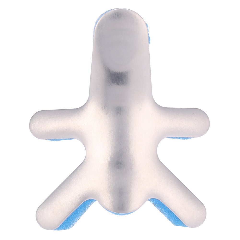 Zyyini Finger Splint, 3 Sizes Aluminium Toad Finger Support Splint Finger Injury Ligament Pain Support Recovery Injury Malleable Finger Splint(S)