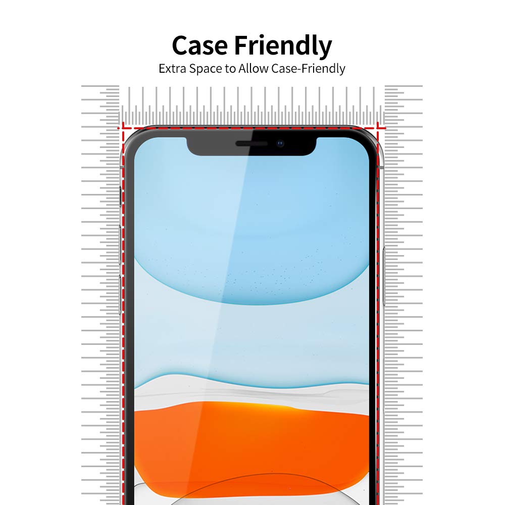 Tensea [2Pack] Privacy Screen Protector for iPhone 11 and iPhone XR 6.1 inch, Anti-Spy Tempered Glass Film, 3D Full Coverage iPhone XR/iPhone 11 Screen Protector 6.1 inch, 2 Pack