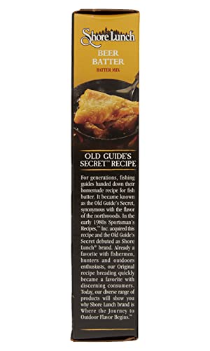 Shore Lunch Batter Mix Beer Batter Mix, 9 Oz, 6 Pack