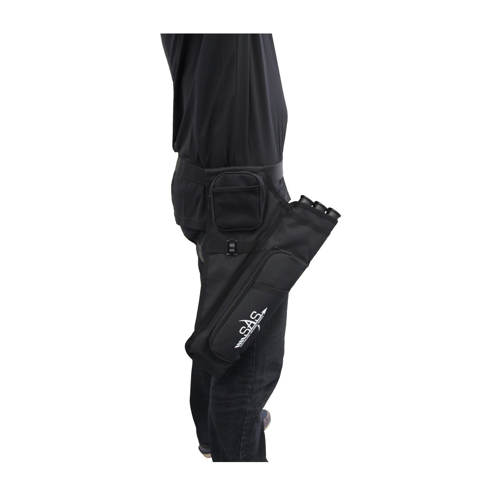 SAS 3 Tube Target Quiver (Black)