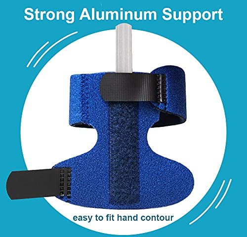 Sumifun Finger Brace, Trigger Finger Splint for Index Middle Ring Pinky Finger Arthritis Pain, Tendon Injury, Broken Mallet Finger Stabilizer Supports for Dislocated Knuckle Immobilizer Wrap for