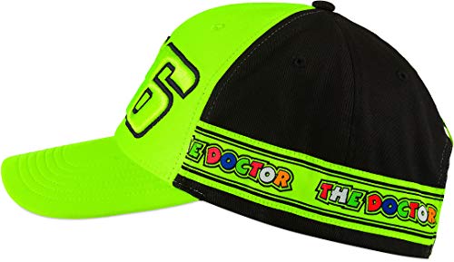 Valentino Rossi Man Standard Cap, Fluo Yellow, One Size
