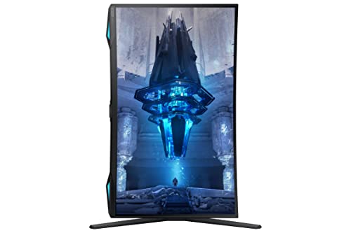 SAMSUNG 32" Odyssey Neo G7 4K UHD 165Hz 1ms G-Sync 1000R Curved Gaming Monitor, Quantum HDR2000, AMD FreeSync Premium Pro, Ultrawide Game View, DisplayPort, HDMI, Height Adjustable Stand, Black, 2022