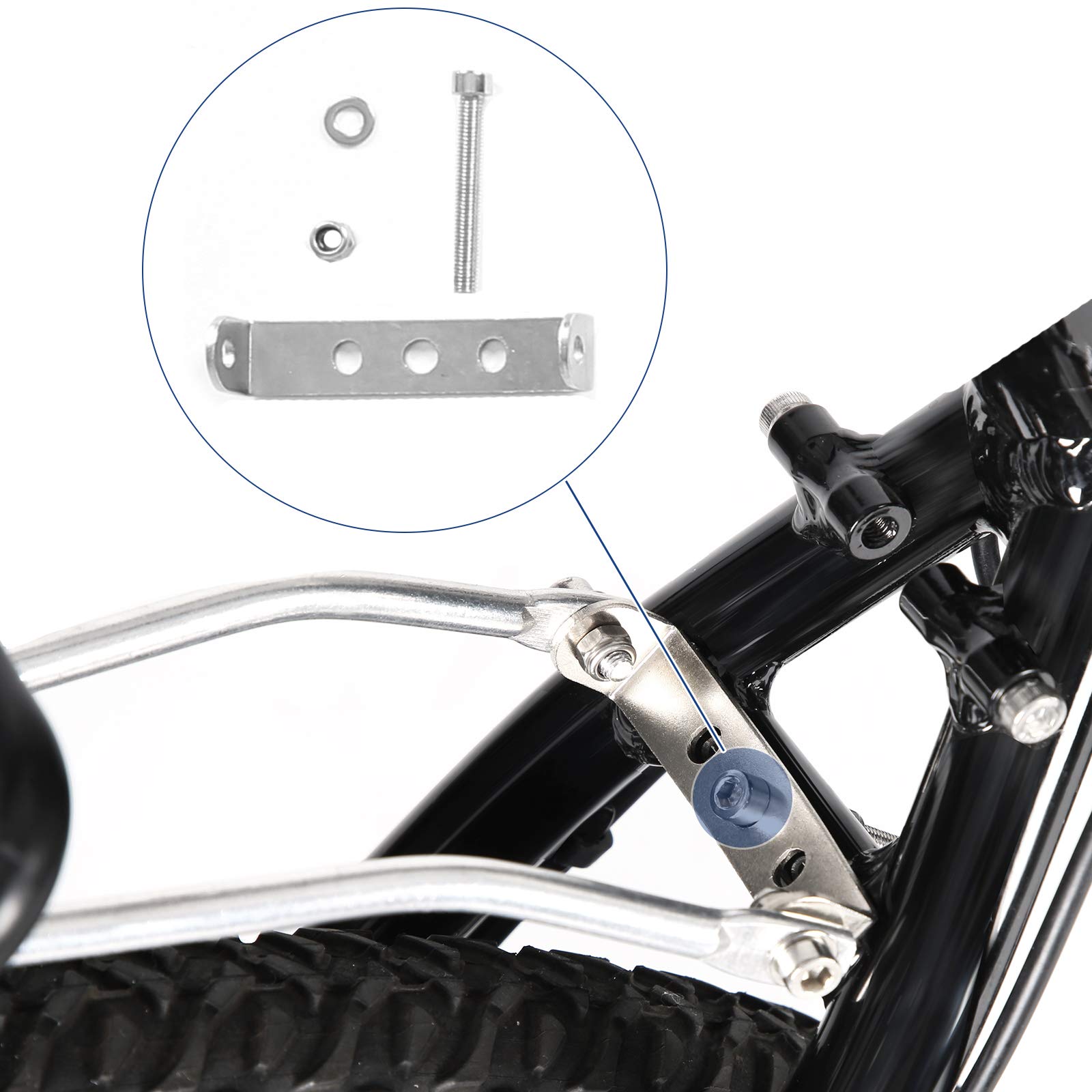 SONGMICS Bike Cargo Rack for Linear-Pull Brakes, Rear Bike Carrier USBC01B