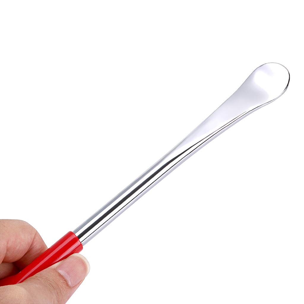 Sumnacon Tire Levers Spoon Set, Durable Heavy Duty Motorcycle Bike Car Tire Irons Tool Kit with Hanging Hole,3 Pcs Tire Changing Spoon + 2 Pcs Rim Protector,Red