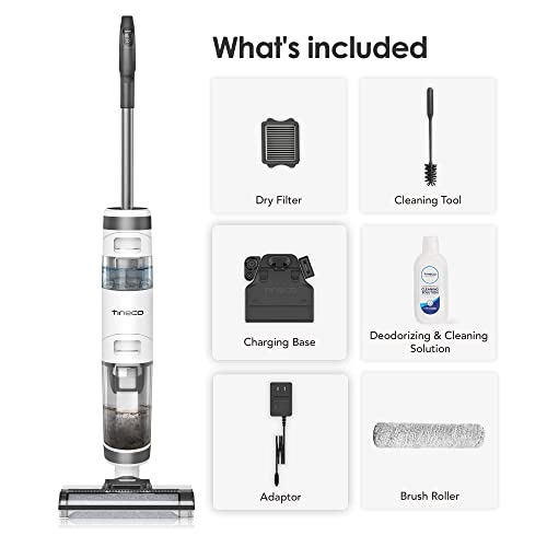 Tineco iFLOOR3 Cordless Wet Dry Vacuum Cleaner, Lightweight, One-Step Cleaning for Hard Floors