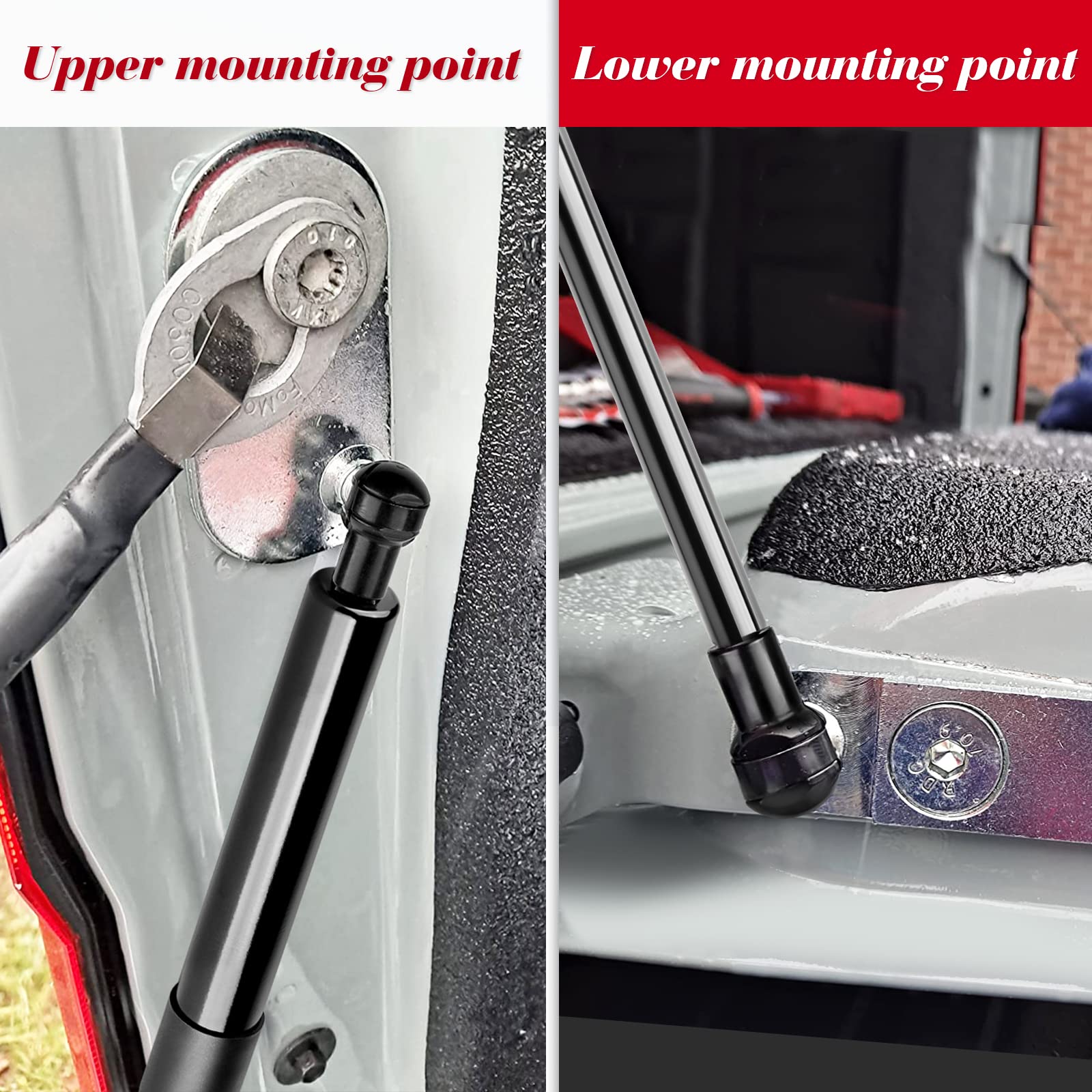 Vepagoo Truck Tailgate Assist 43206 for Ford Ranger 2019 2020 2021 Pickup Shock Damper Tailgate Soft Open