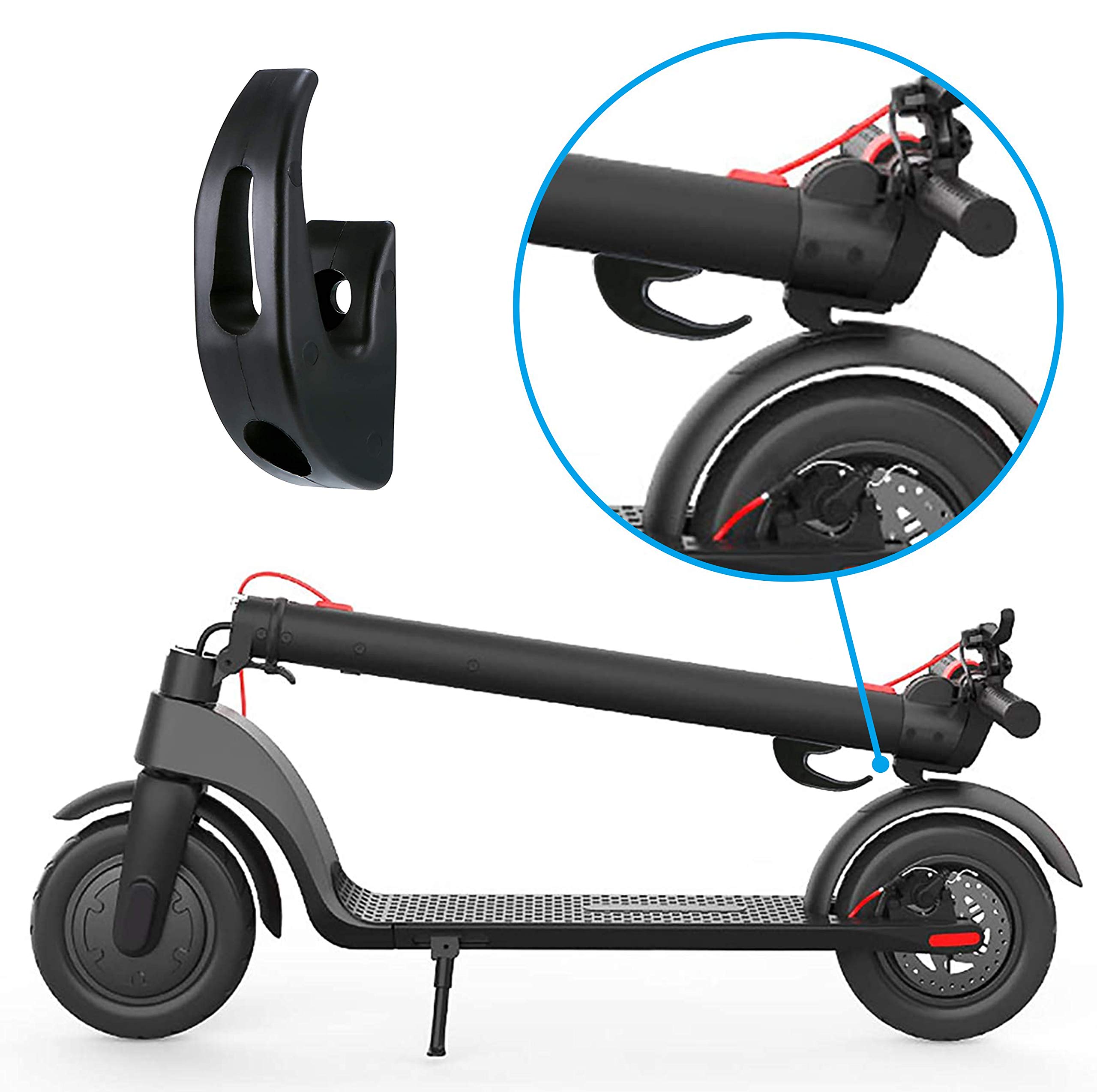 Tinke Electric Scooter Front Claw Hanger Plastic Carrying Hook Storage Bag Hook Compatible for Xiaomi M365/Pro 1S