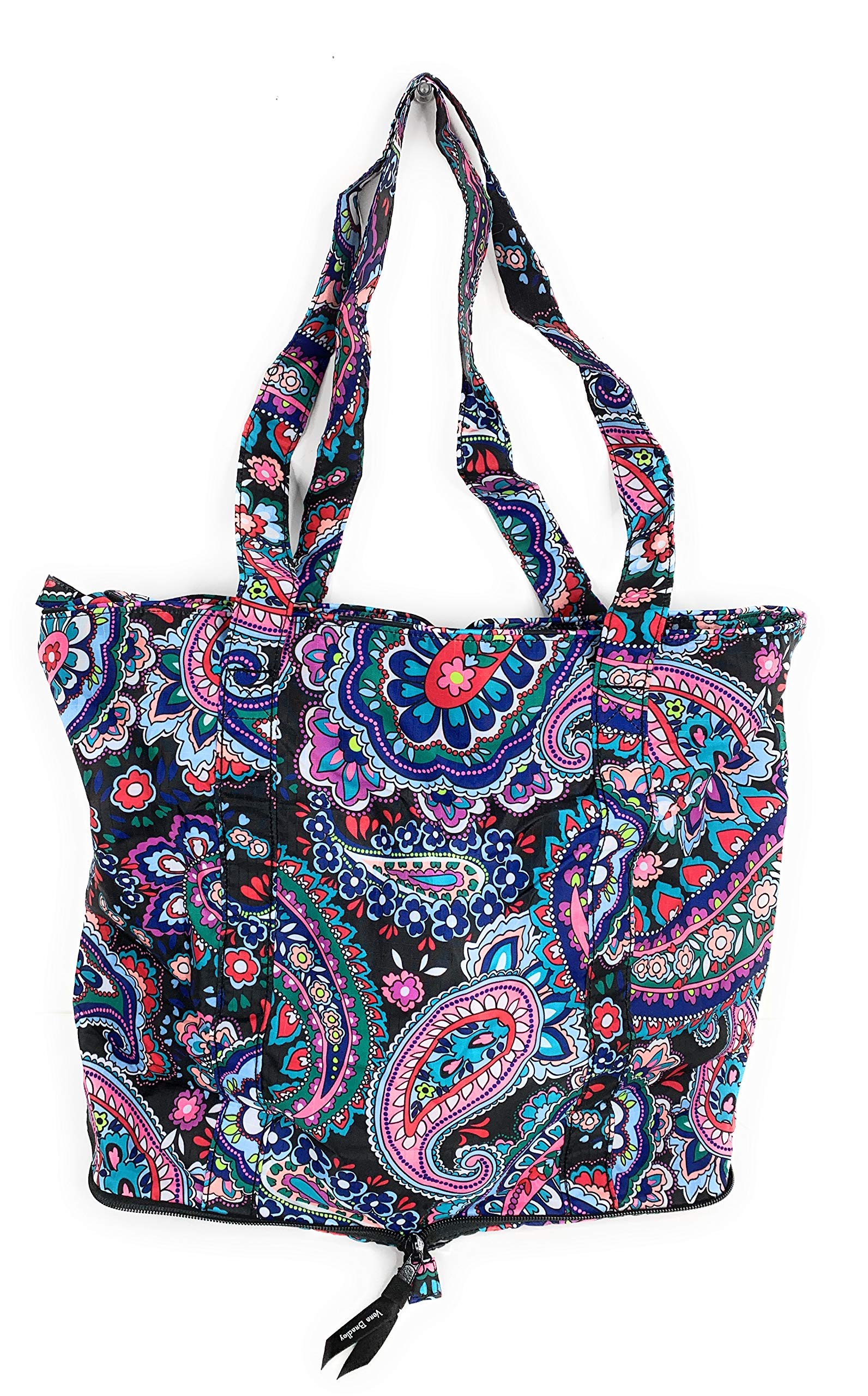 Vera Bradley Womans Packable Tote Haymarket Paisley Travel Bag