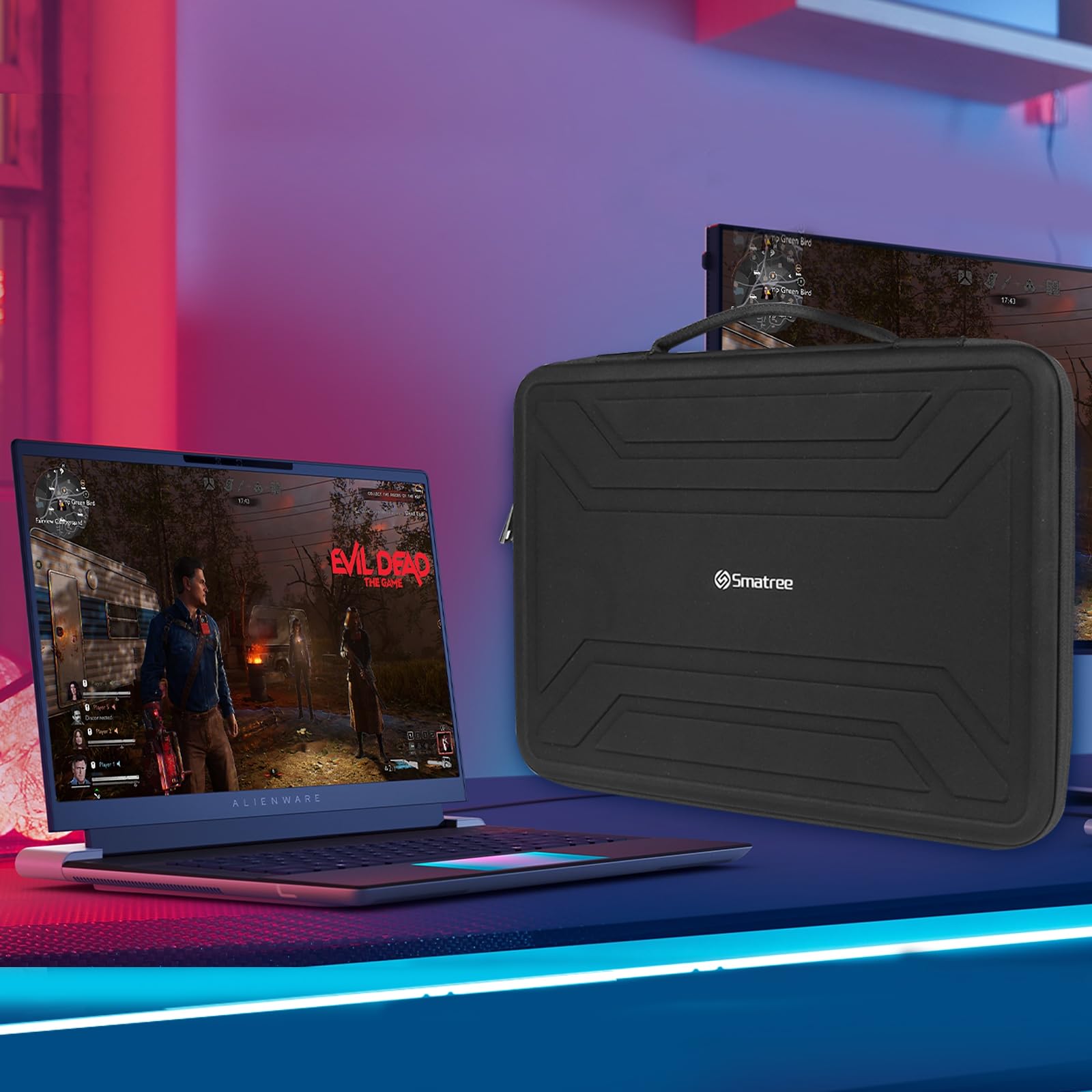 Smatree 16 inch Laptop Sleeve Hard EVA Shell Case for Alienware x16 R1 Gaming Laptop 16inch, for Alienware m16 R1 Gaming Laptop 16inch Laptop case(Not Fit with Alienware m16 R2 !)