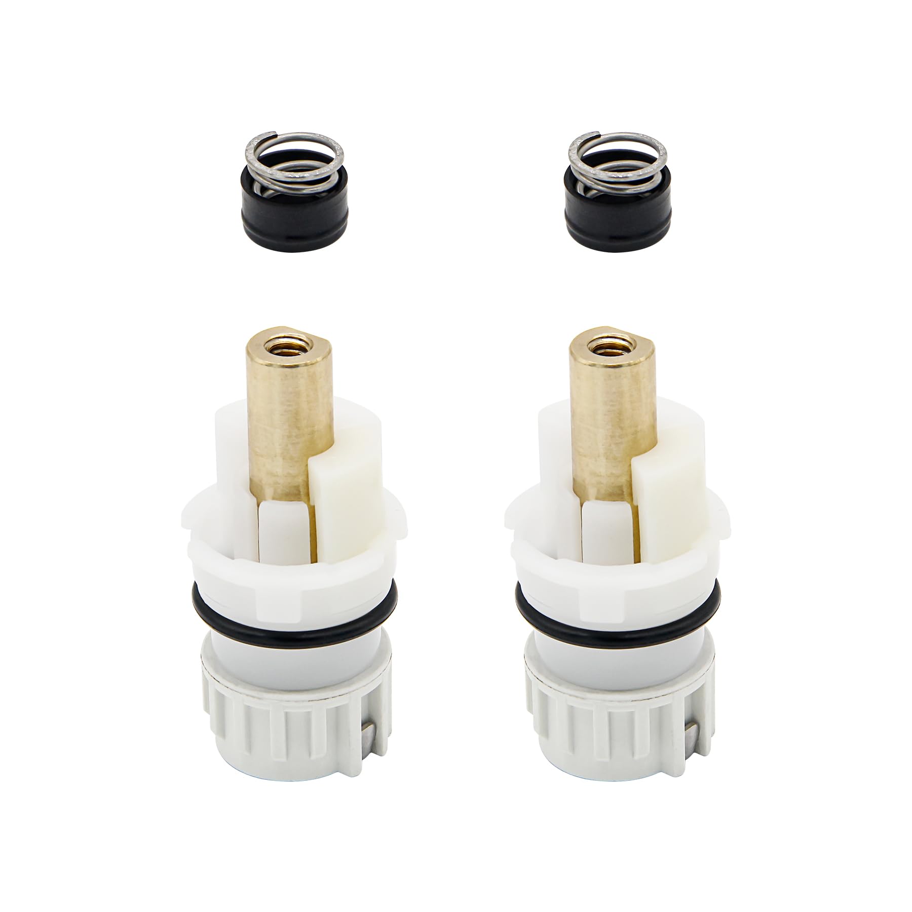 RP25513 Faucet Cartridge Stem Assembly Repair Kit Compatible with Most Delta Two-Handle Faucets, Come with RP4993 Seat & Spring,Fit for Lavatory Faucet (2 Pack)