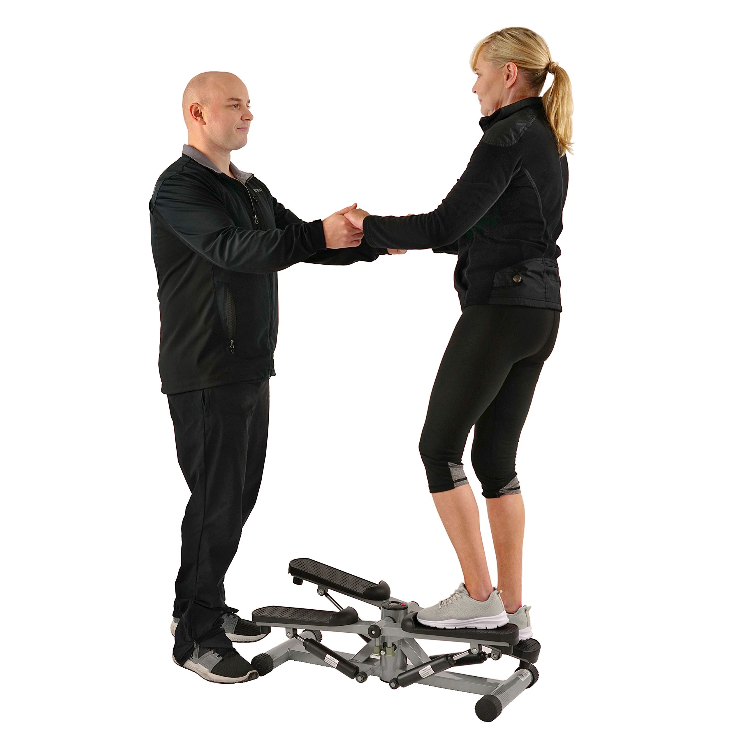 Sunny Health & Fitness Tandem Stepper Step Machine with LCD Monitor - SF-S0855