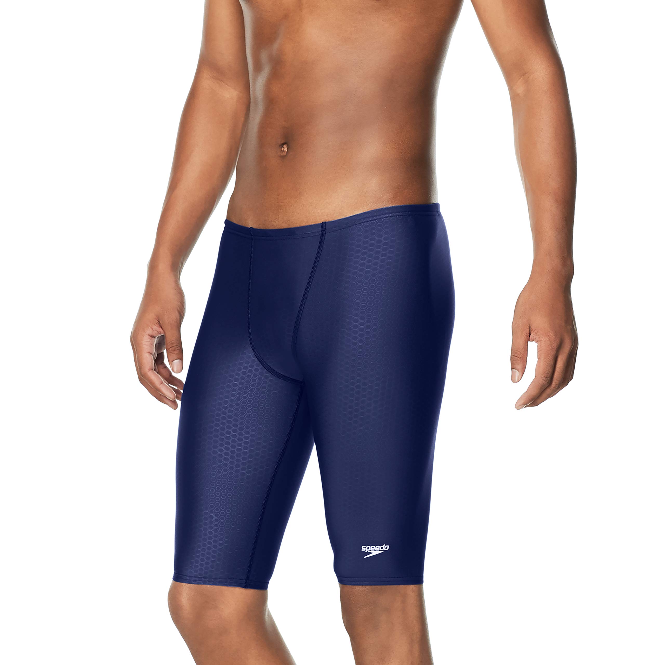 Speedo Men's Standard Swimsuit Jammer Eco ProLT Printed Team Colors, Hex Blue, 28