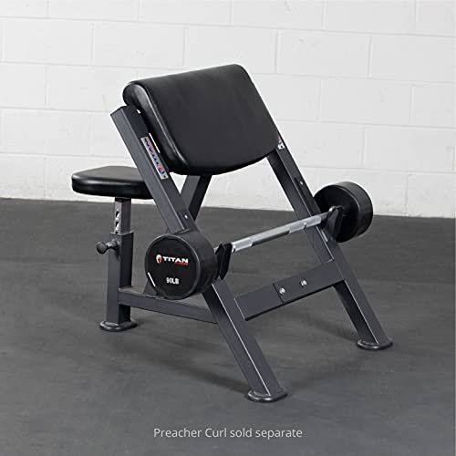 Titan Fitness Straight Rubber Fixed Barbell 90 lb.