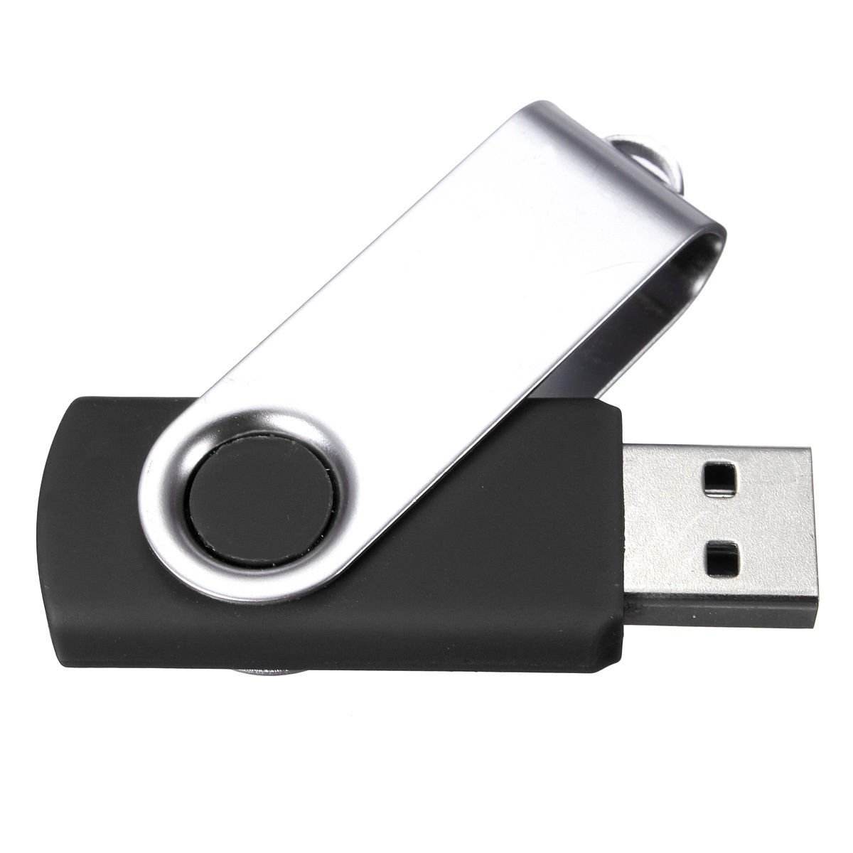 Wholesale/Bulk/Lot (100 Pack) USB 2.0 Flash Drive Keychain Storage Memory Stick Fold Pen Drive Pen Disk U Disk 128MB 256MB 512MB 1GB 2GB 4GB 8GB 16GB | Color Choose (512 MB X 100 Pack, Black)