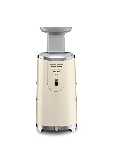 Smeg SJF01CREU 150W 50's Retro Style Aesthetic Slow Juicer, Cream