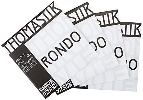 Thomastik Violin String RONDO (RO01, RO02, RO03A, RO04, 4) Set of 4 Types, Medium Tension RO100