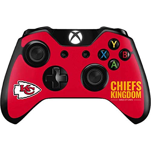 Skinit Decal Gaming Skin compatible with Xbox One Controller - Officially Licensed NFL Kansas City Chiefs Team Motto Design