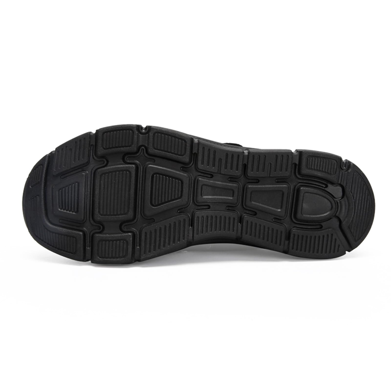 YIBLBOX Womens Walking Shoes Non Slip Work Shoes Adjustable Mary Jane Shoes Mesh Casual Sneakers Black