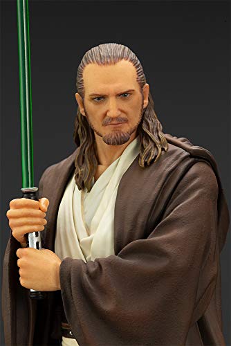 Star Wars: The Phantom Menace: Qui-Gon Jinn ArtFX+ Statue, Multicolor