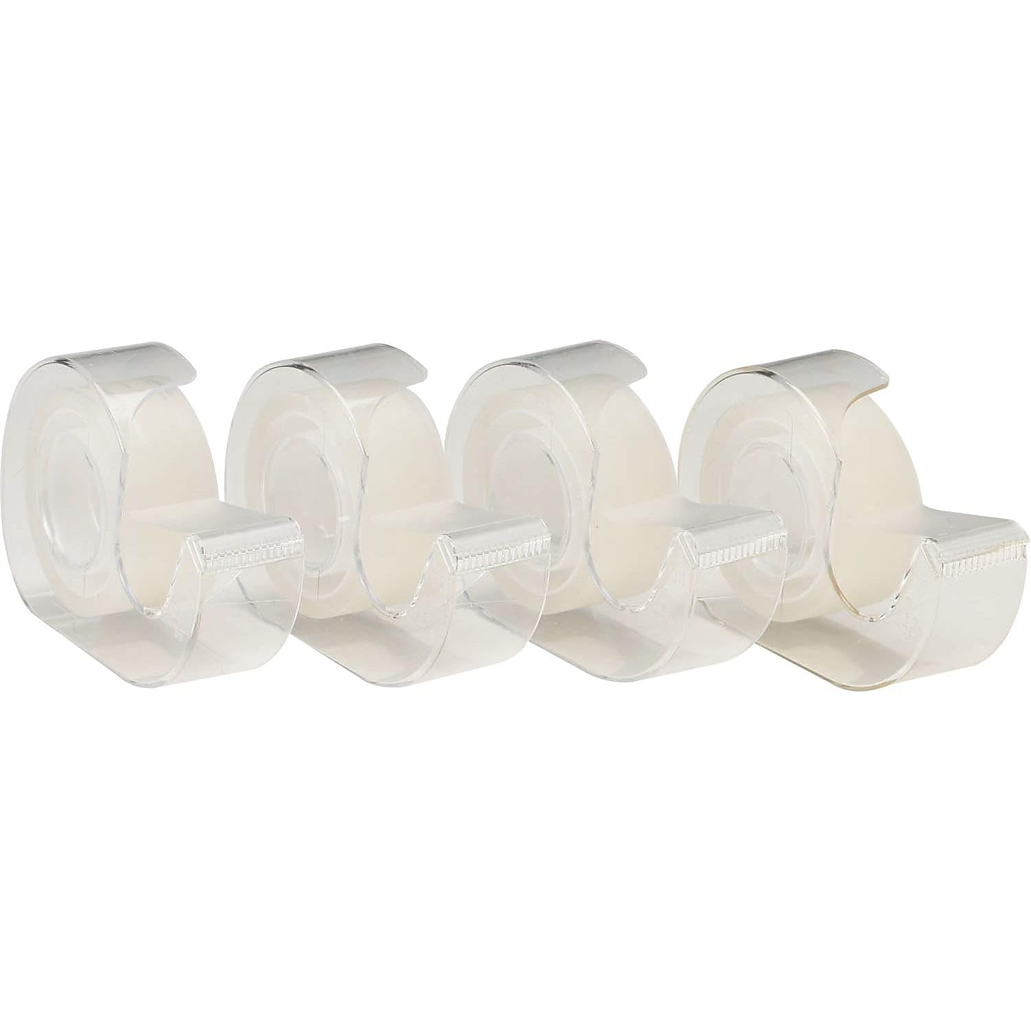 Staples 483534 Invisible Tape Caddies 3/4-Inch X 11.1 Yds 4/Pack (52384-P4D)